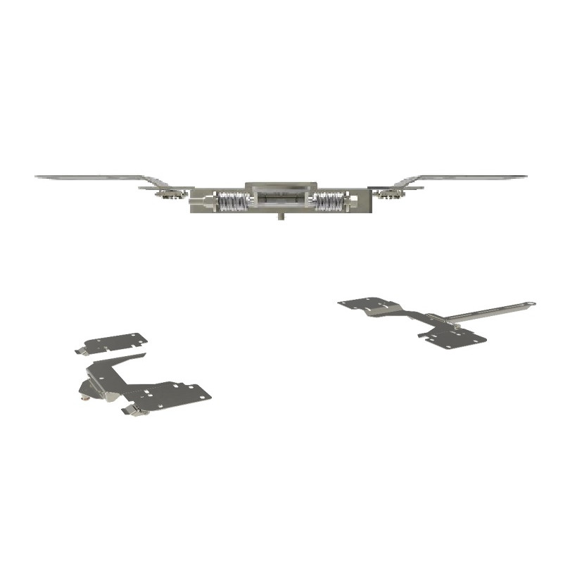 Timon d'attelage pour conteneur 4 roues 660L et 770L KOROK ROSSIGNOL